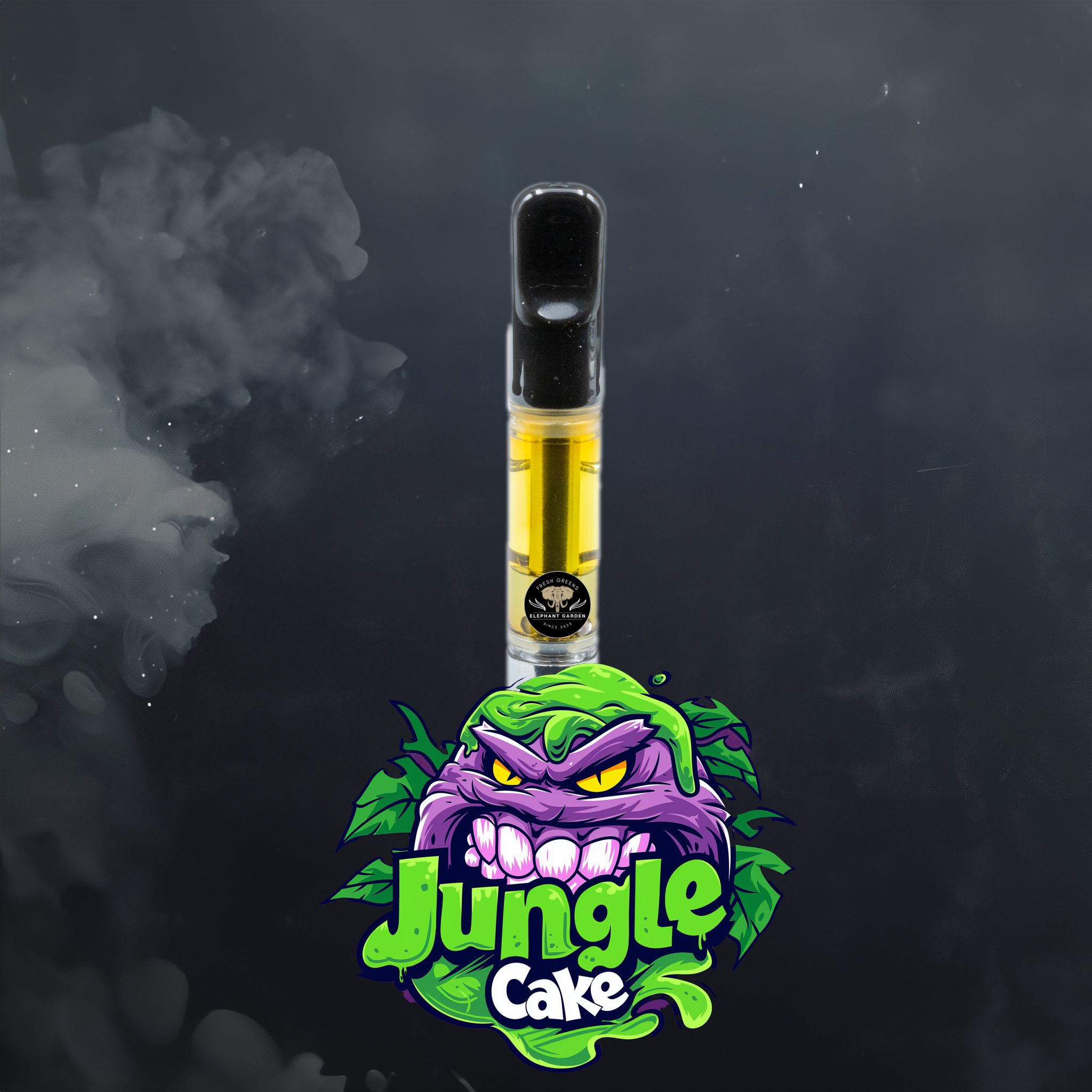 Jungle Cake - Hybrid - Vape 1ML THC | Elephant Garden Co